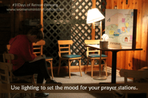 Day 21 - Prayer Station Ideas for Your Retreat - Women's Ministry Toolbox